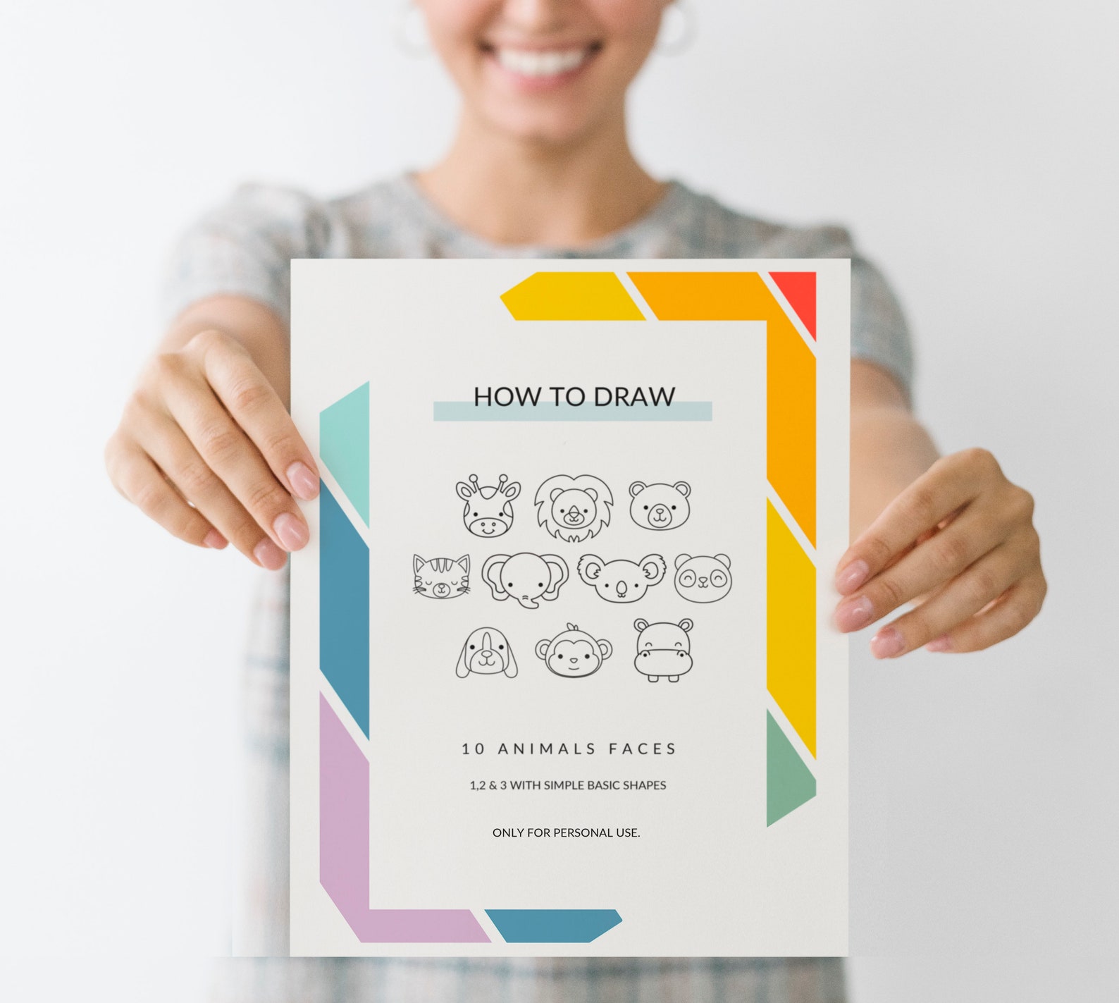 HOW TO DRAW, Activity Book for Kids, Digital Download, Children ...