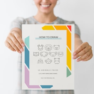 HOW TO DRAW, Activity Book for Kids, Digital Download, Children ...