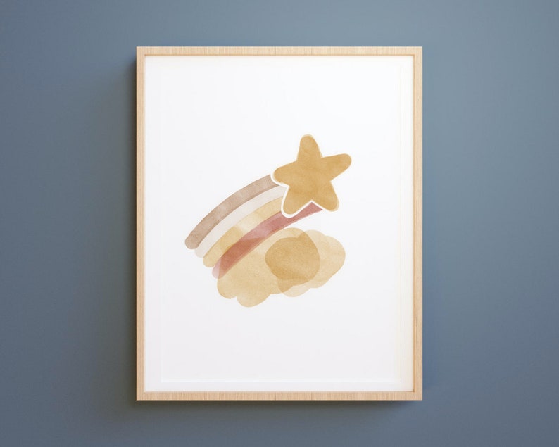 Neutral nursery print set space printsGender neutral baby | Etsy