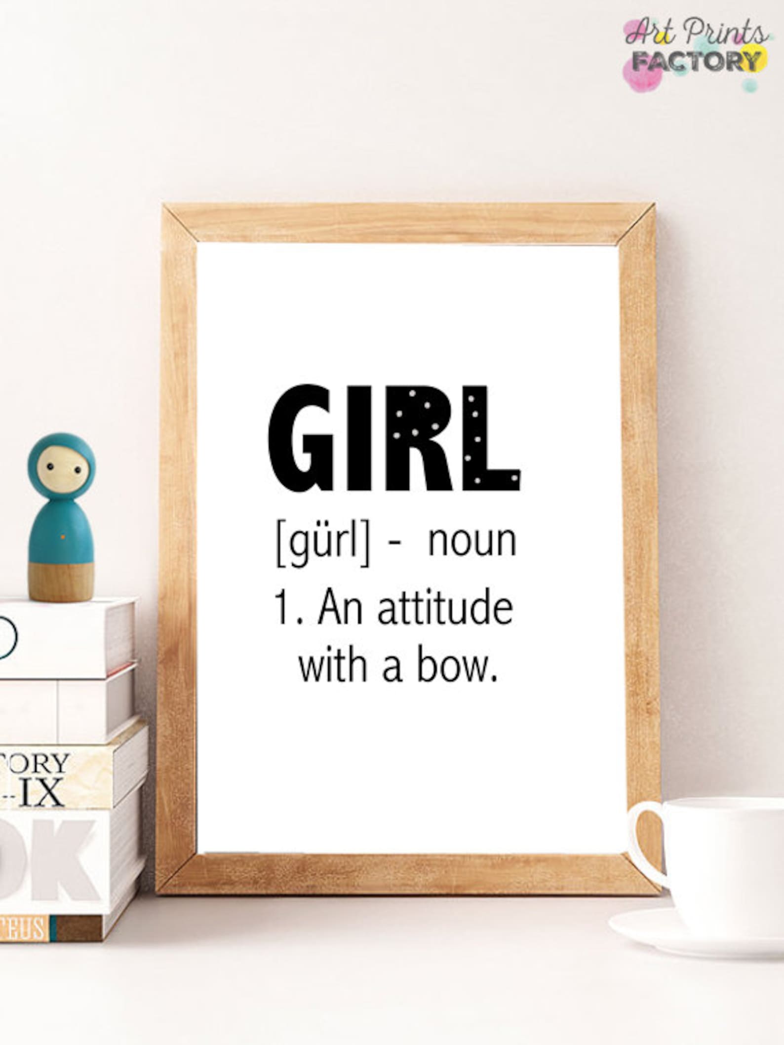 Definition girl Wall Print Girls Room Decor Printable - Etsy