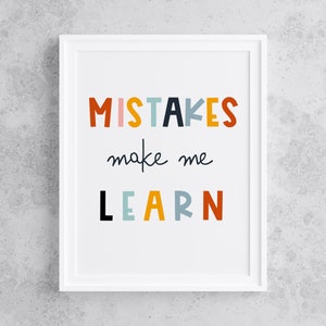 Positive QUOTE Print, Motivational Quote Print, Kids Wall Art ...