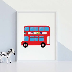 Transportation Prints: Alphabet & Numbers, Boy Nursery Decor (digital ...