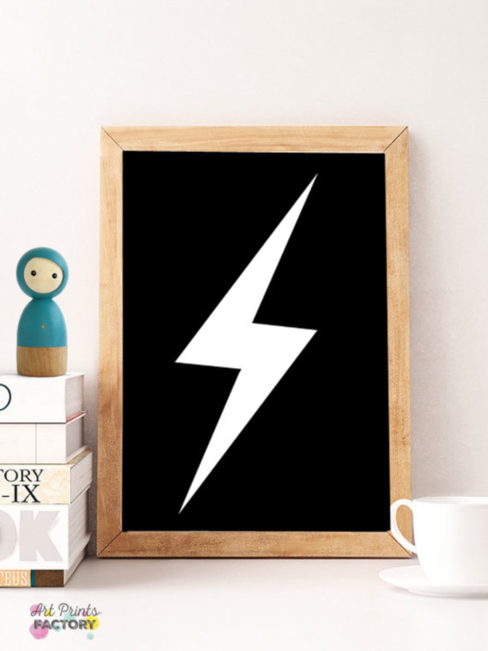 Lightening Bolt Superhero Wall Print / Boys DIGITAL Print / | Etsy