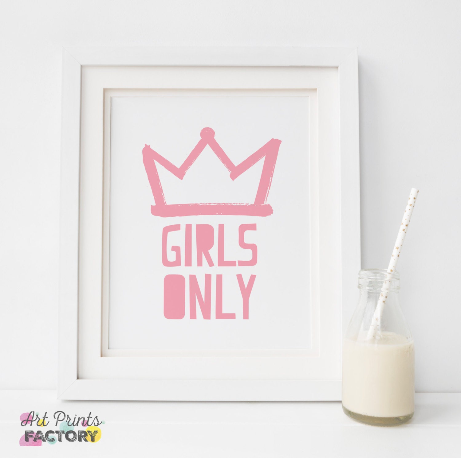 SALE Girls Only Girls Only Print Girls Only Sign Girls Only | Etsy