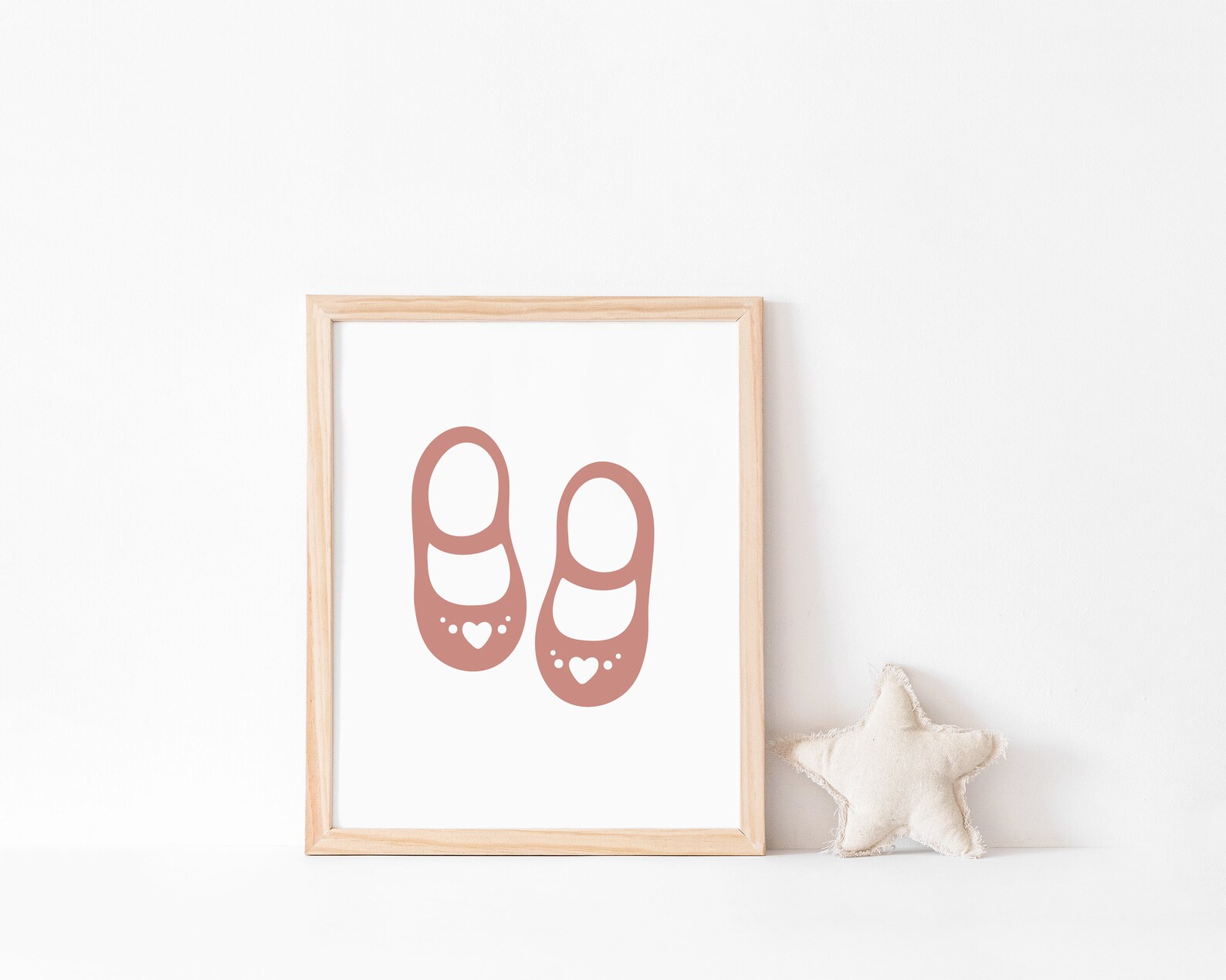 Set of 6 Neutral Nursery Print Baby Girl Art Nursery - Etsy