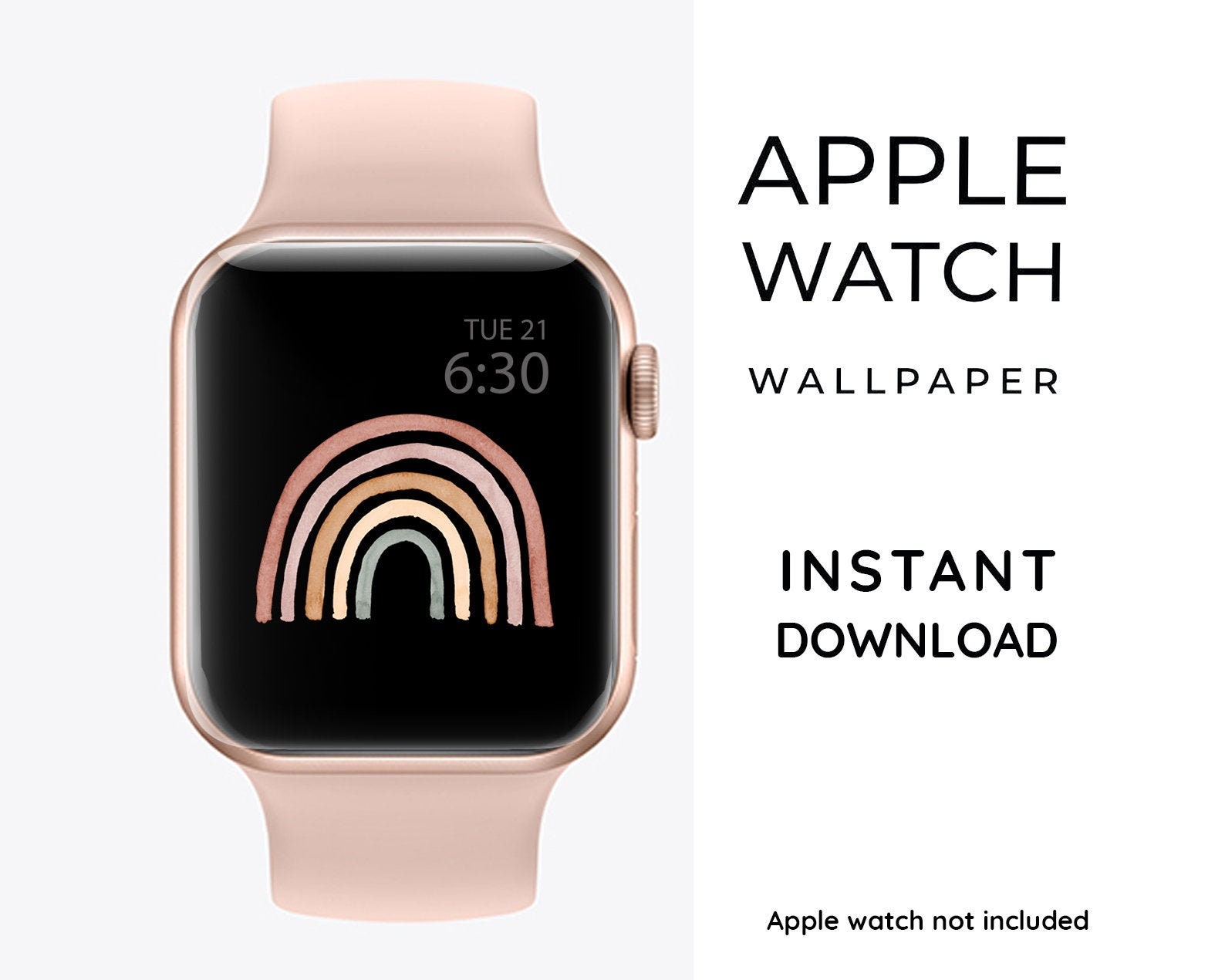 Rainbow Apple Watch Wallpaper, Rainbow Wallpaper for Apple Watch Face ...