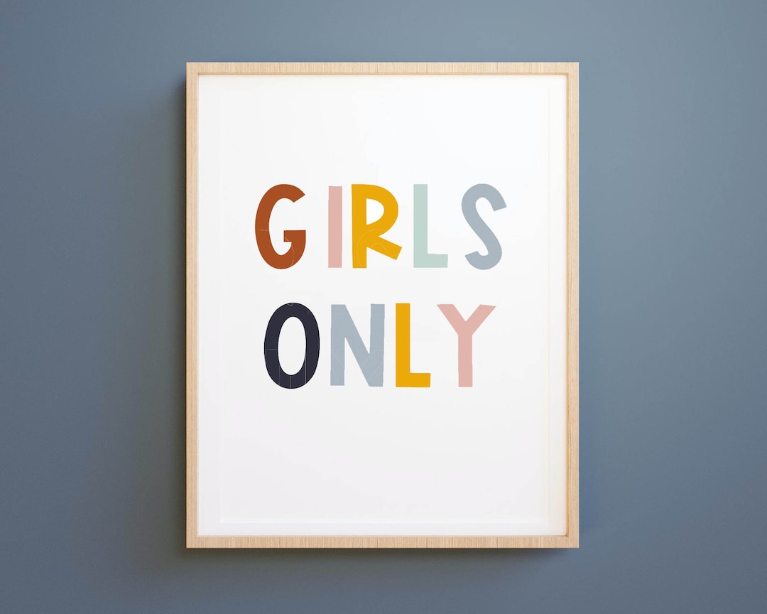 Girls Printable Art, Girls Nursery Print, Girls Printable, Girls Wall ...