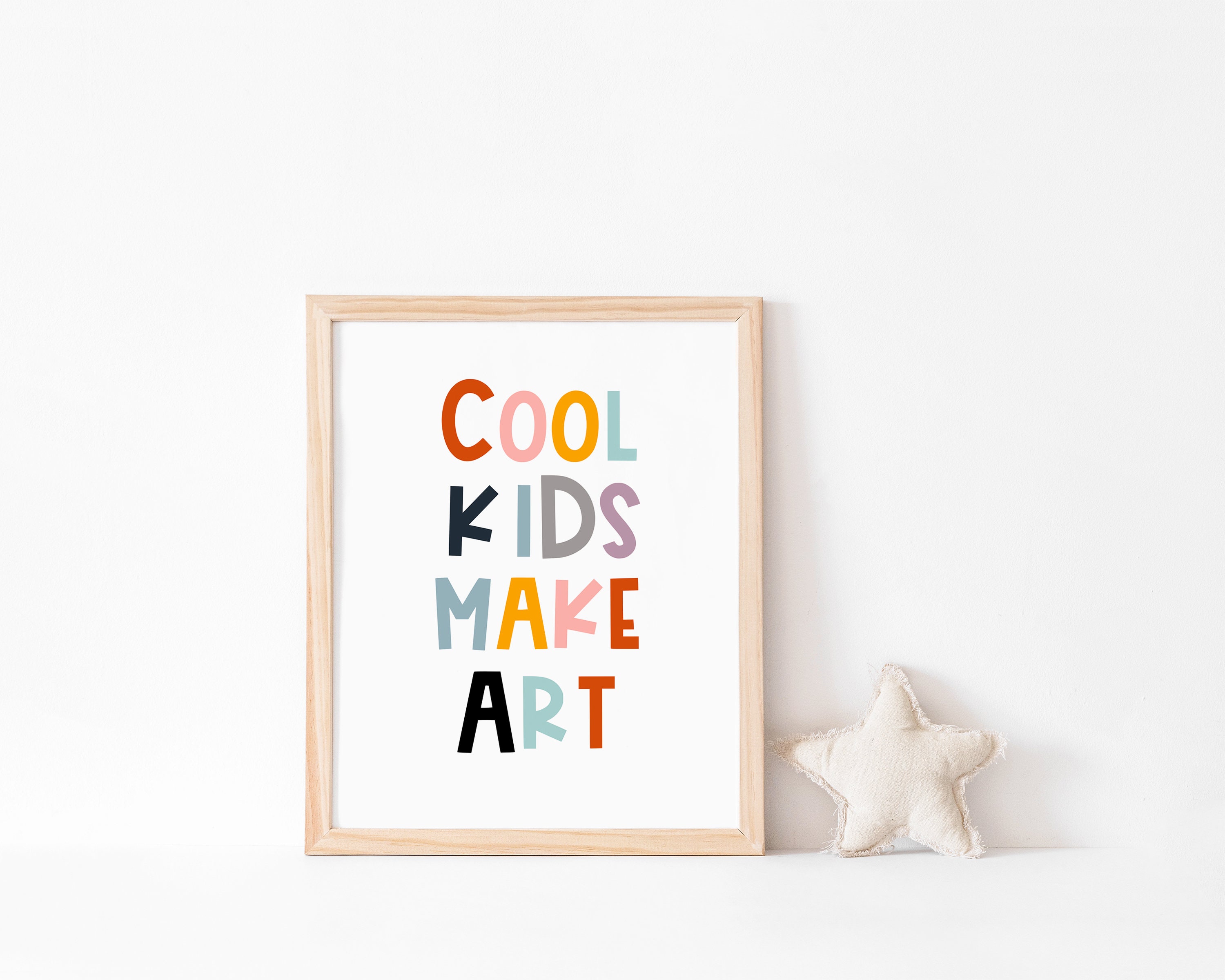 Cool Kids Make Art Print, Inspirational Classroom Decor (digital ...
