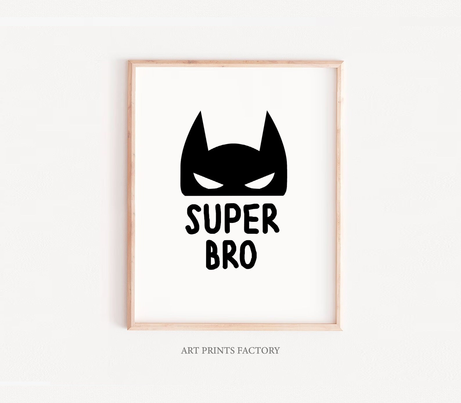 Super Bro Art Print, Kids Room Decor (digital Download) - Etsy