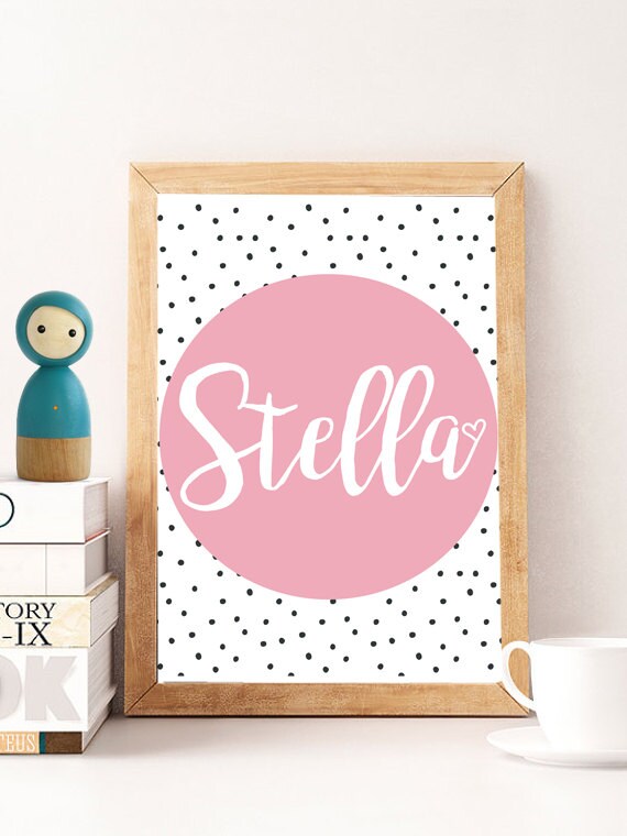 Custom Name Custom Name Print DIGITAL Nursery Art Custom | Etsy