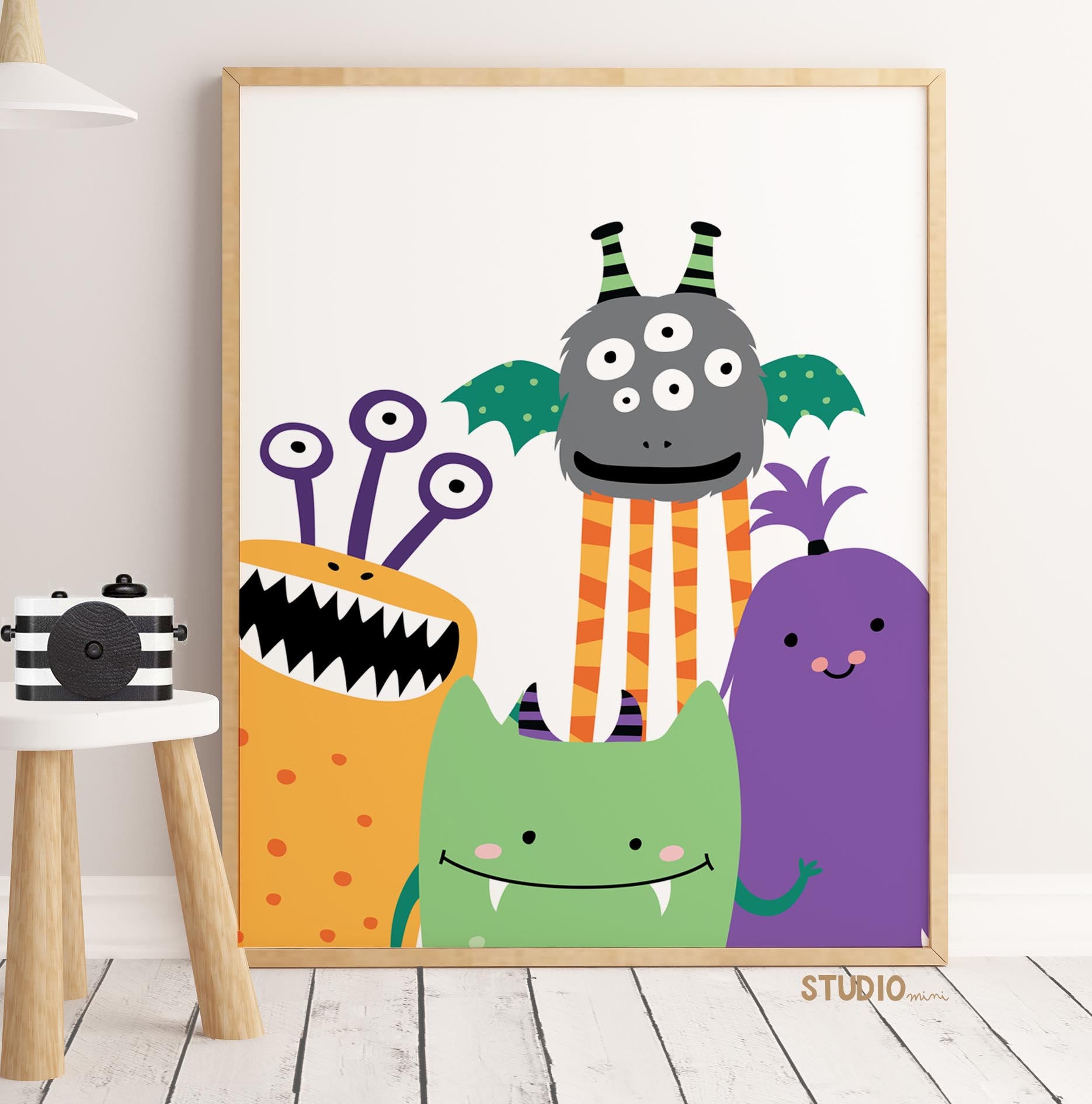 Monster Nursery Prints, Kids Room Decor (digital Download) - Etsy