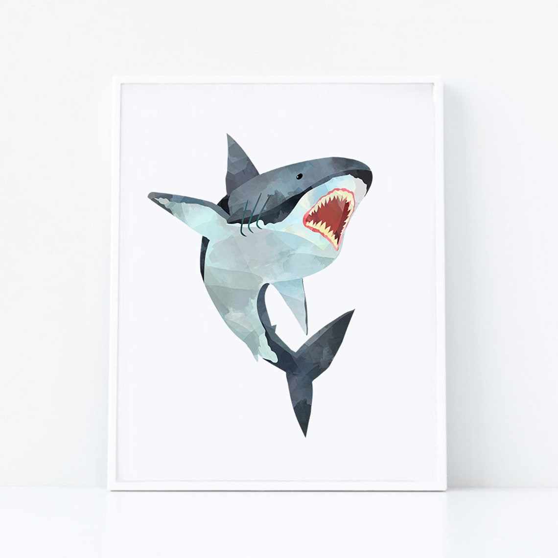 Shark Poster Shark Print Shark Species Nursery Sharks | Etsy