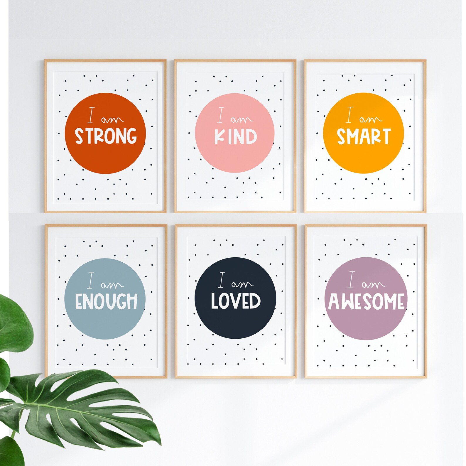 Daily Affirmations Poster Set of 6 Printspositive - Etsy