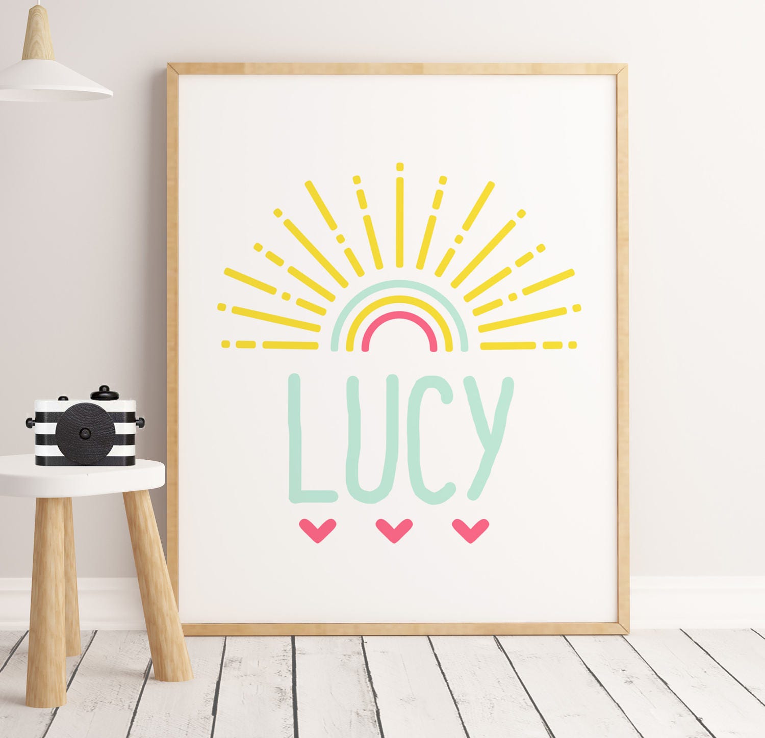 Custom Gift for Kids Name Nursery Print Custom Nursery Art | Etsy