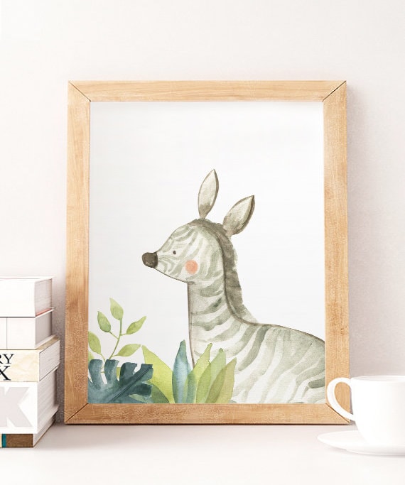 Safari Animal Nursery Prints, Set of 6 (digital Download) - Etsy