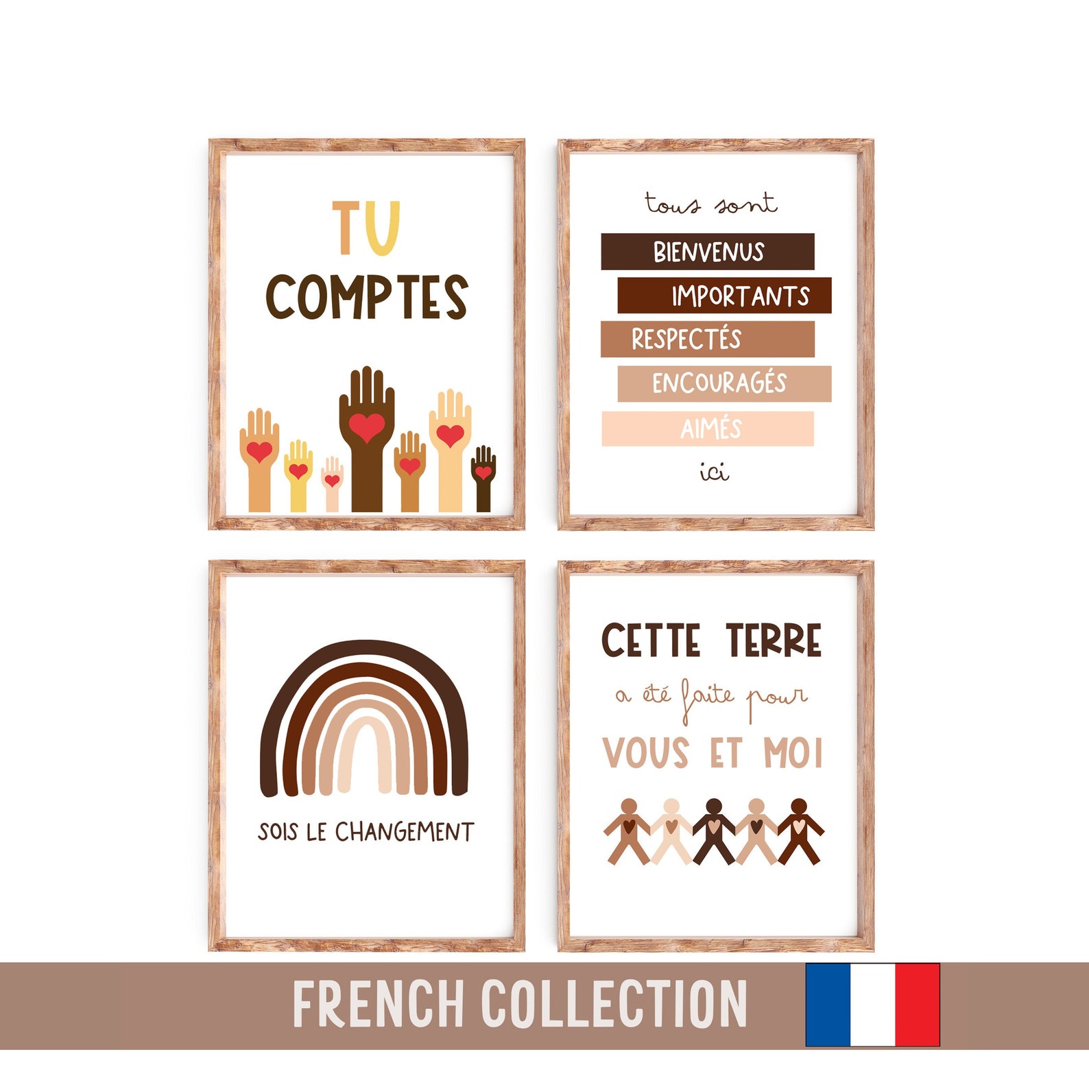 French Classroom Decor French Language Diversity Posters - Etsy Canada