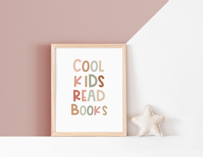 Boho Themed Educational Prints Set of 6 Preschool Posters - Etsy