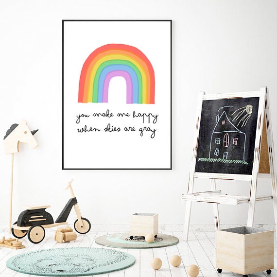 You Make Me Happy When Skies Are Grey Art