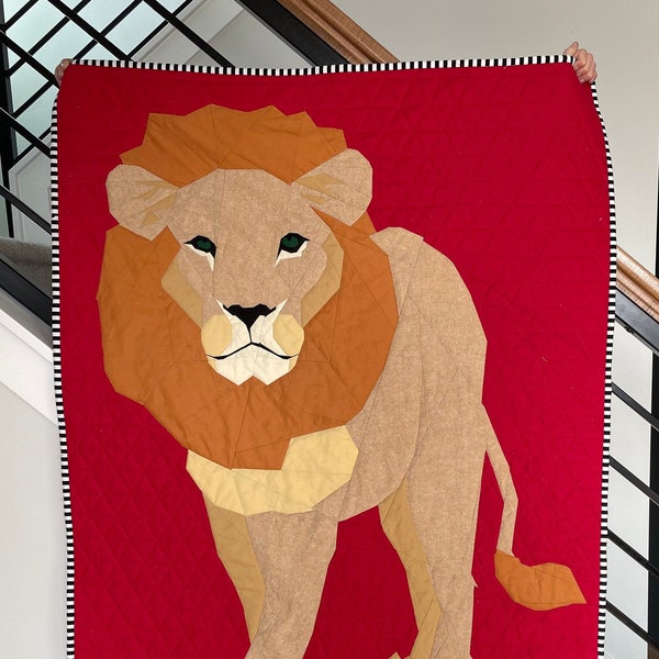 Lion Quilt Pattern - Etsy