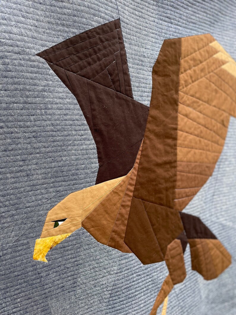 Eliot the Eagle - Paper Piecing Quilt Pattern - Etsy