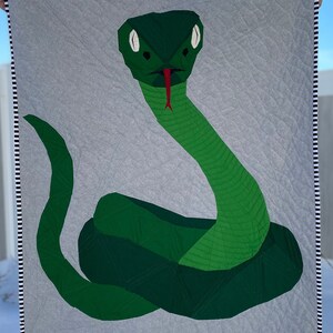 Suzy the Snake Paper Piecing Quilt Pattern - Etsy