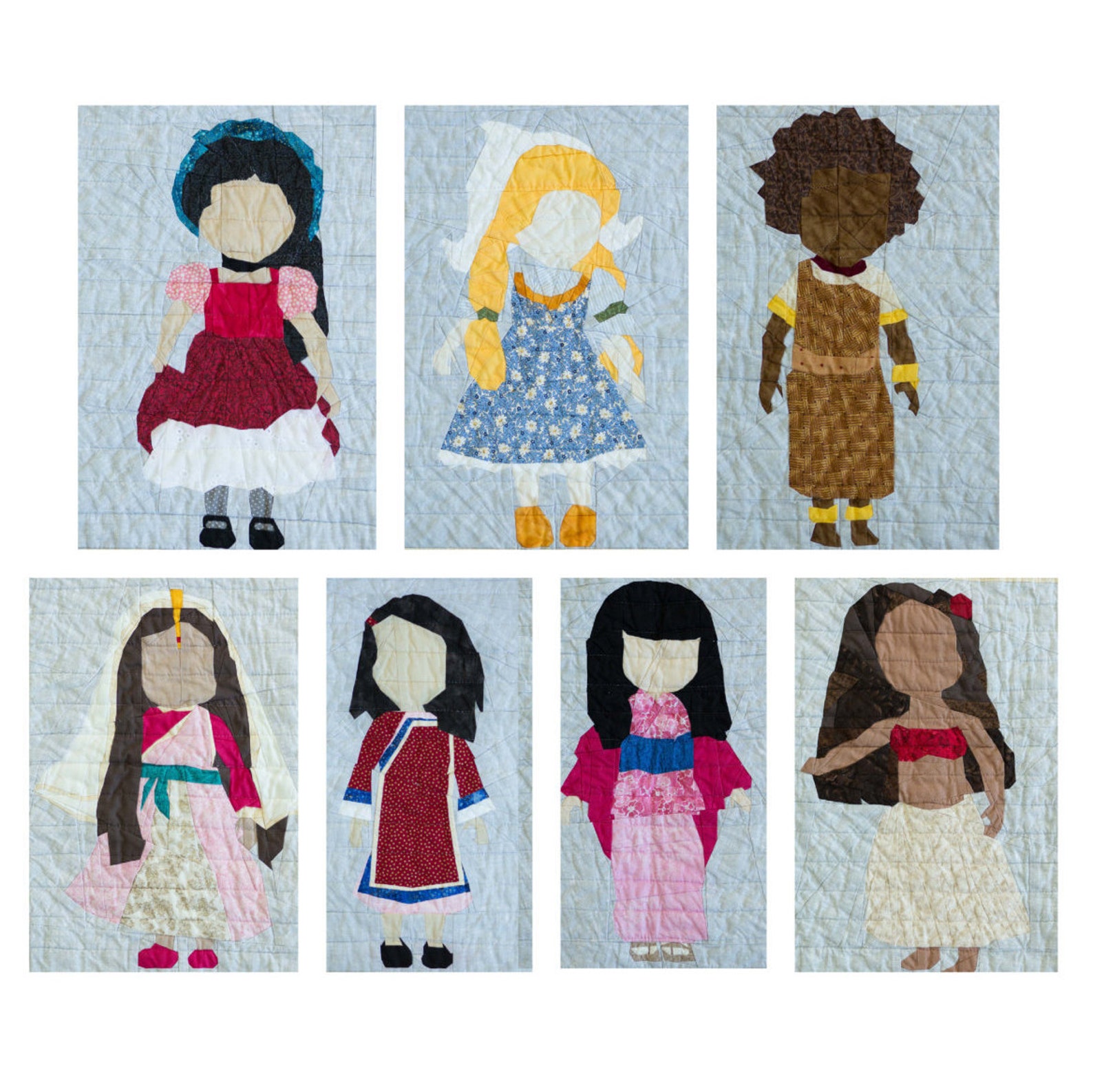 Its a Small World Collection - 7 Paper Piecing Patterns - Etsy