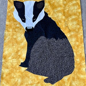 Beatrice the Badger - Paper Piecing Quilt Pattern - Etsy