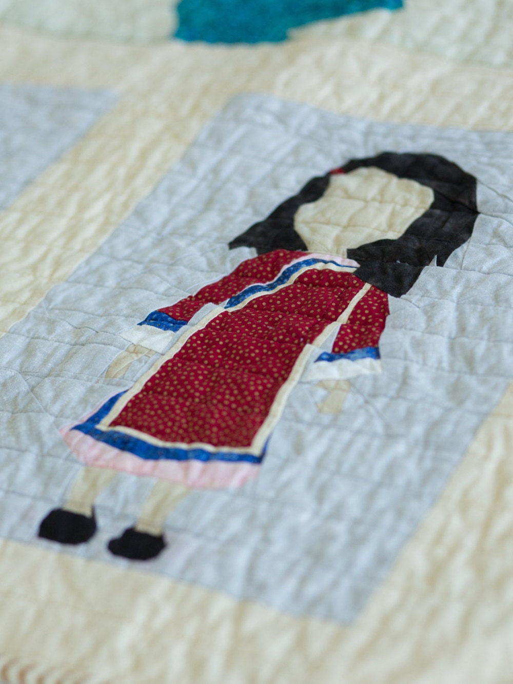 China Girl Paper Piecing Pattern Its a Small World Collection - Etsy