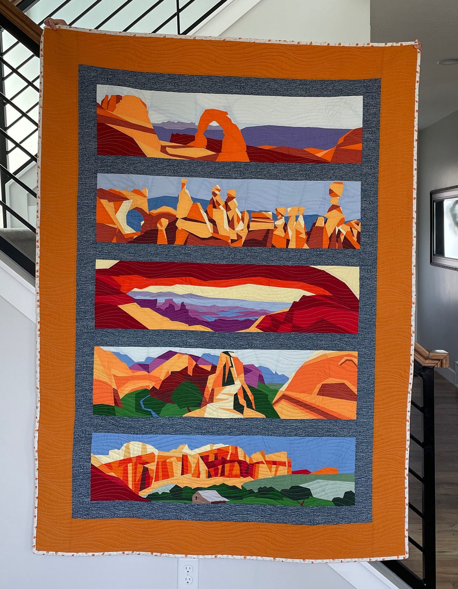 Arches Paper Piecing Quilt Pattern National Parks - Etsy