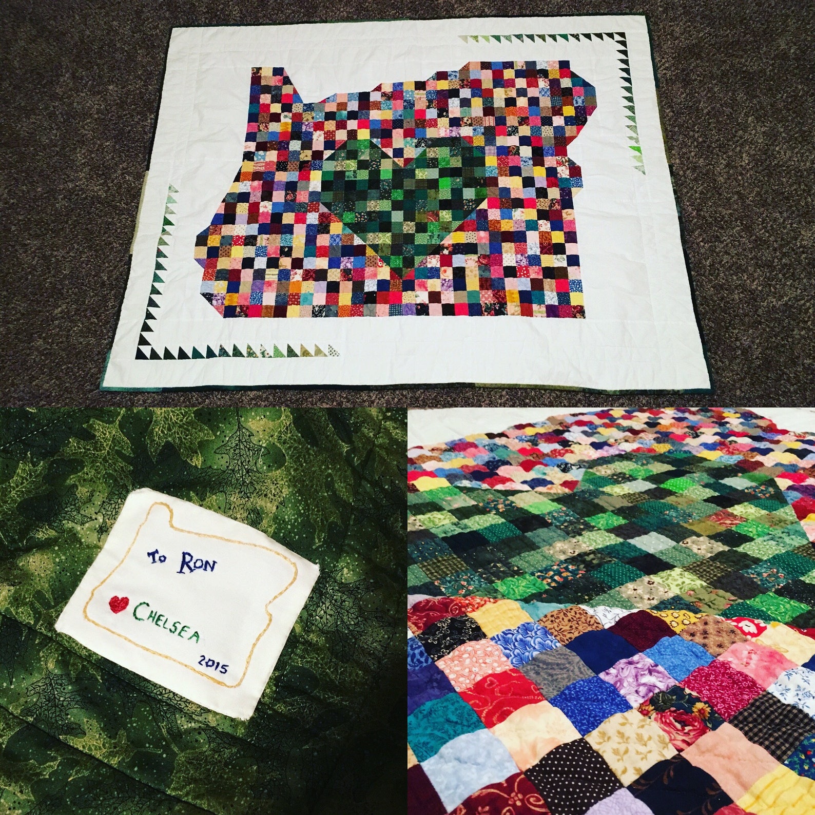 I Heart OREGON Quilt Pattern - Etsy