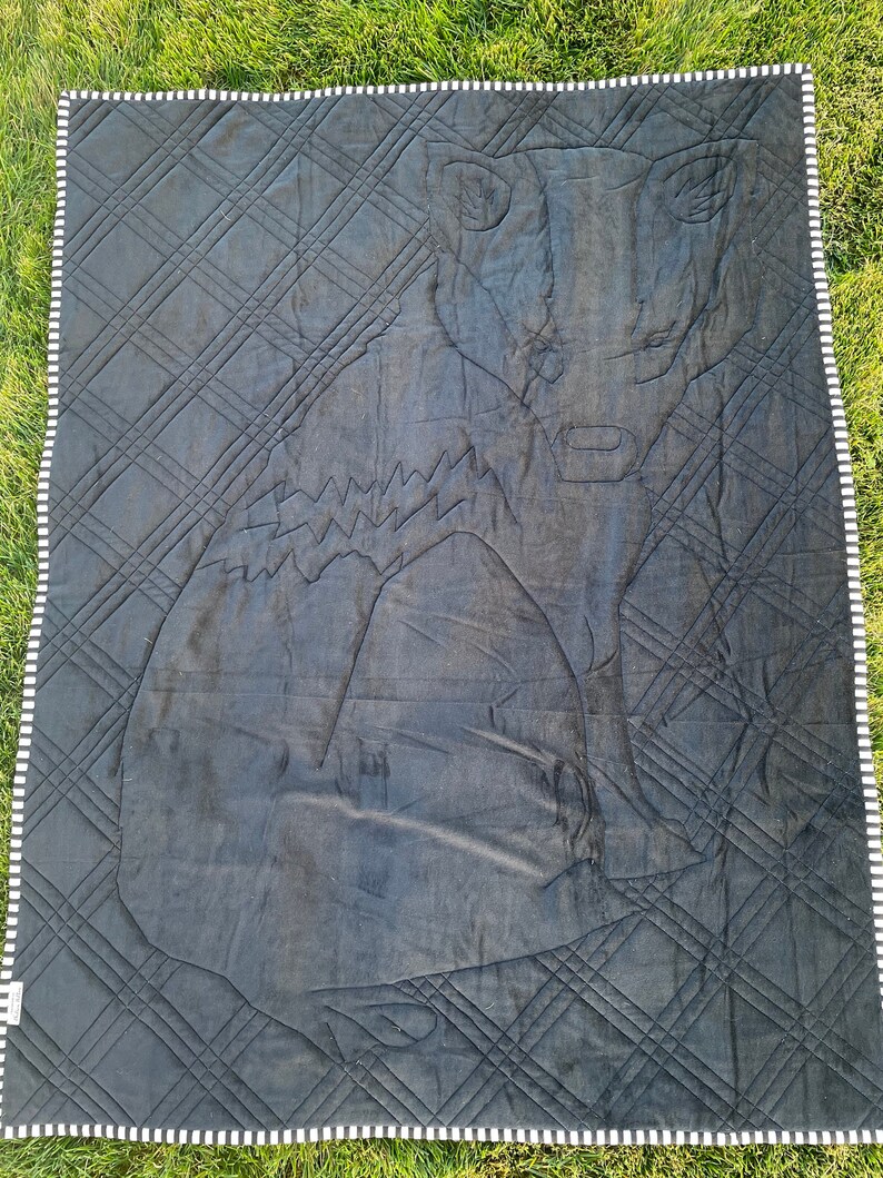 Beatrice the Badger Paper Piecing Quilt Pattern - Etsy