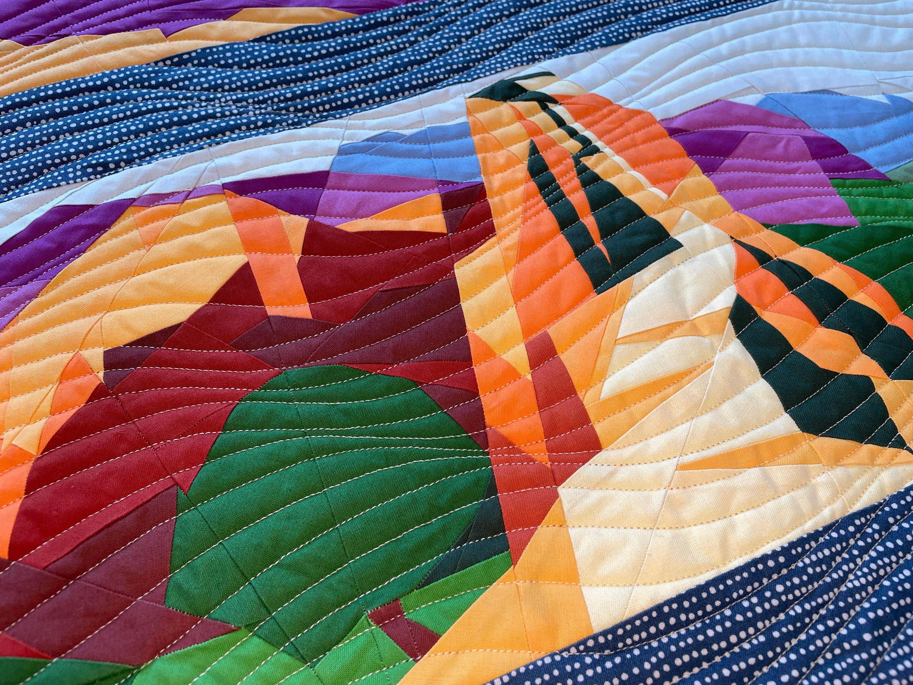 Zion Paper Piecing Quilt Pattern National Parks Collection - Etsy