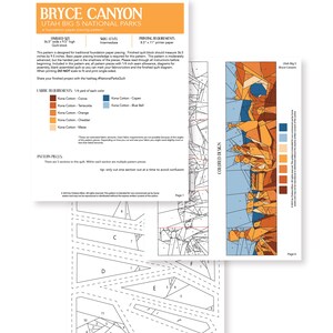 Bryce Canyon - Paper Piecing Quilt Pattern - National Parks Collection ...