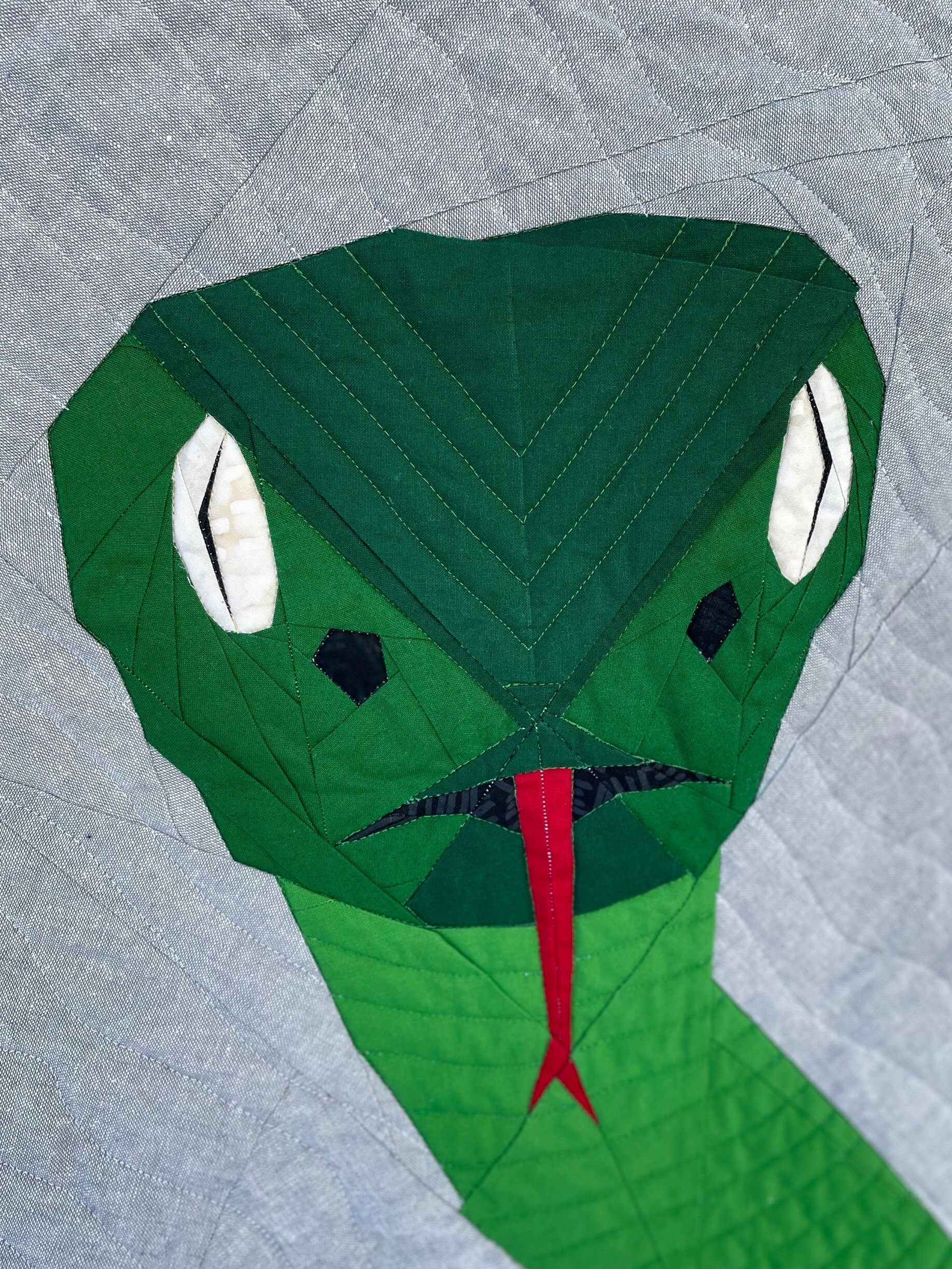 Suzy the Snake - Paper Piecing Quilt Pattern - Etsy
