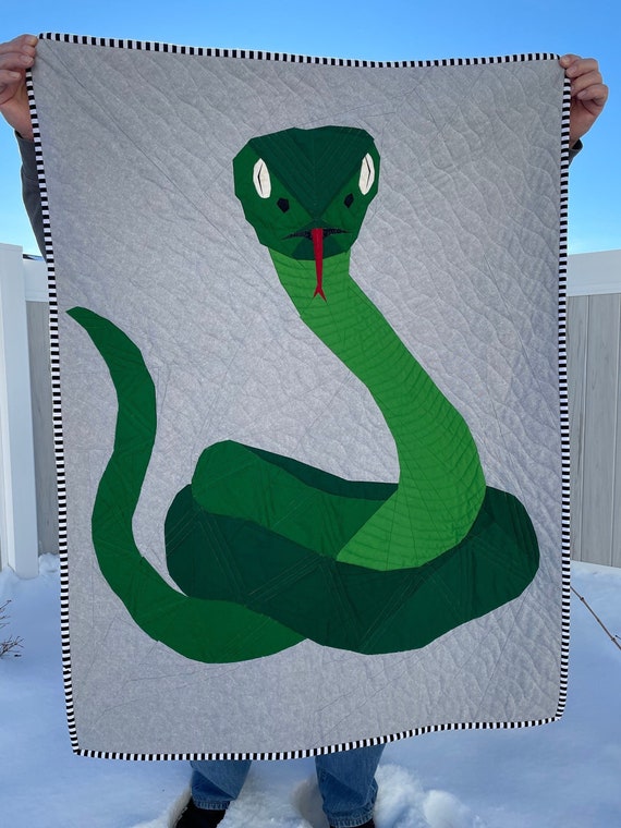 Suzy the Snake Paper Piecing Quilt Pattern - Etsy