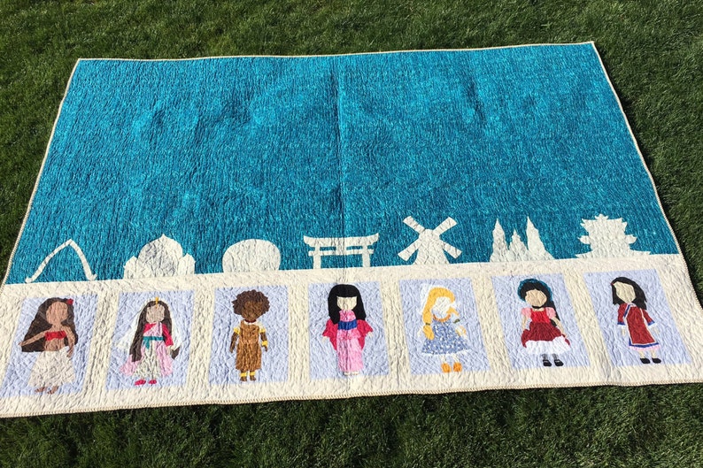 Its a Small World Collection - 7 Paper Piecing Patterns - Etsy