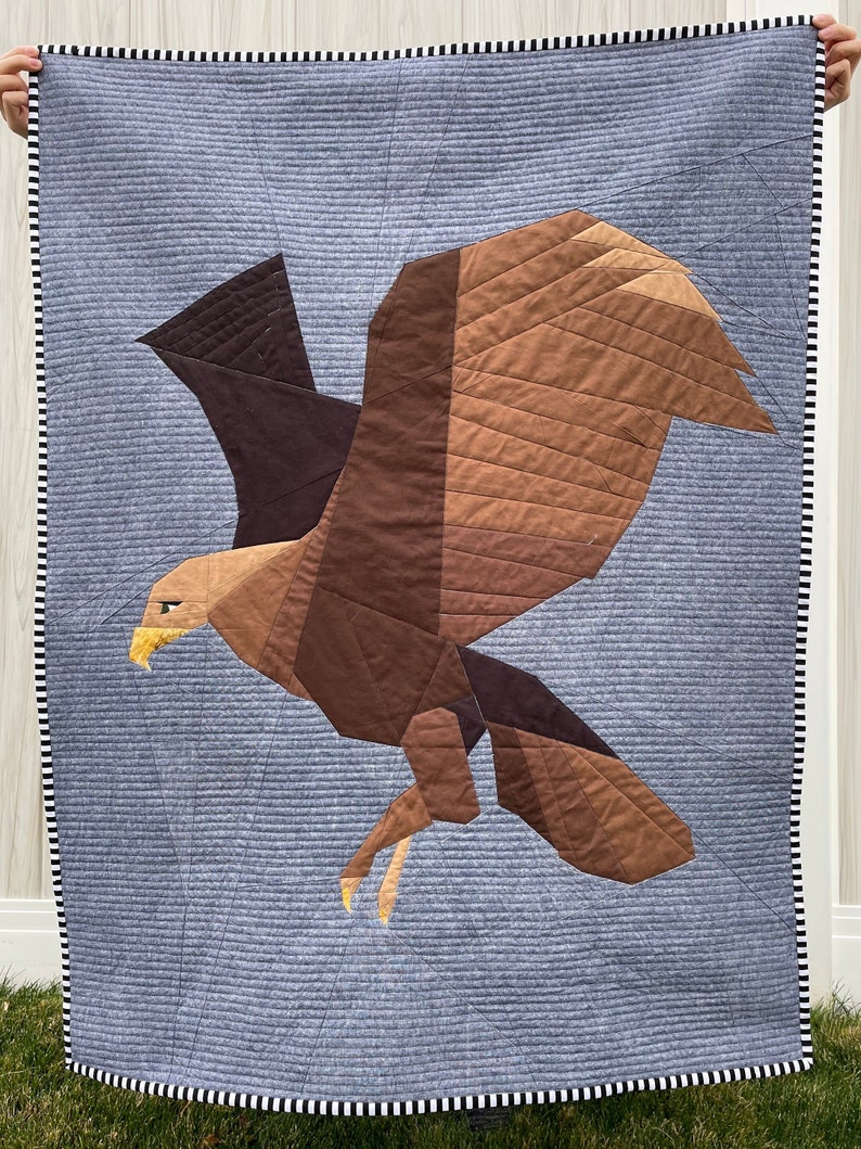 Eliot the Eagle - Paper Piecing Quilt Pattern - Etsy