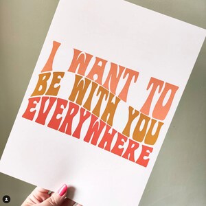 Fleetwood Mac 'everywhere' Lyrics Art Print Music-inspired Wall Decor ...