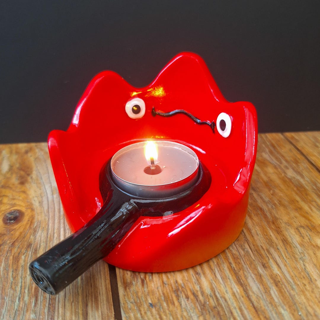 Studio Ghibli Howl's Moving Castle Inspired Calcifer Tea Light Candle ...
