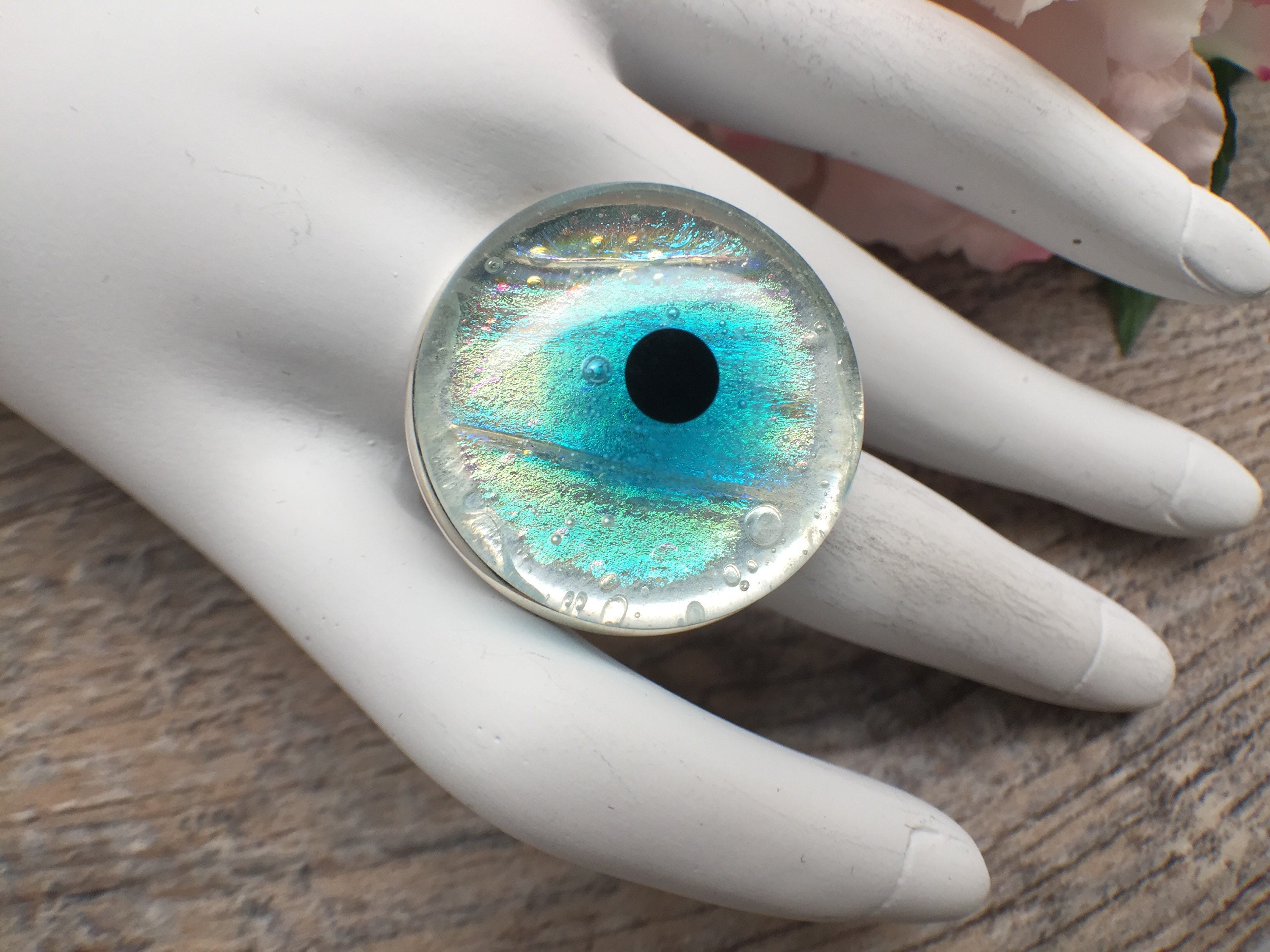 Blue Evil Eye Ring, Evil Eye, Women's Ring, Evil Eye Jewelry ...
