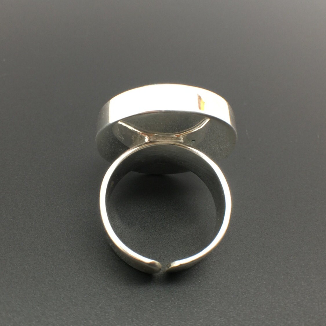 Dichroic Glass Ring, Black/multicolor Ring, Blue, Gold, Copper, Red ...