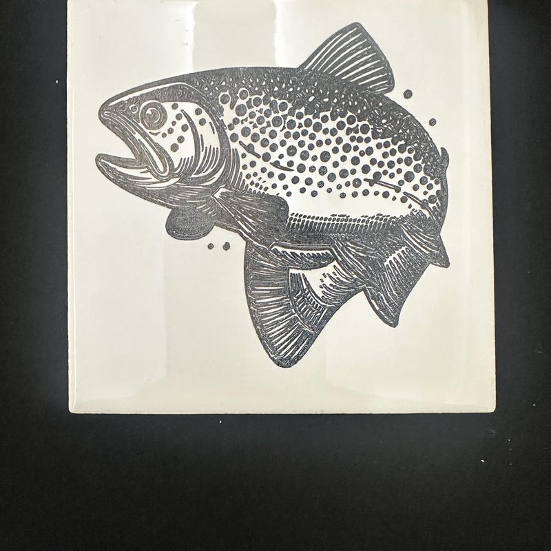 Trout Tiles - Etsy