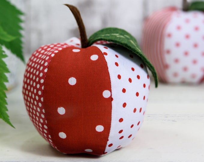 APPLE PDF Sewing Pattern Tutorial. Pin Cushion Pattern. Pdf Pattern ...
