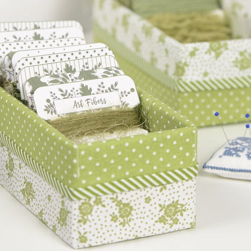 FABRIC BASKETS and Ribbon CARDS Sewing Pattern. Pdf Pattern - Etsy