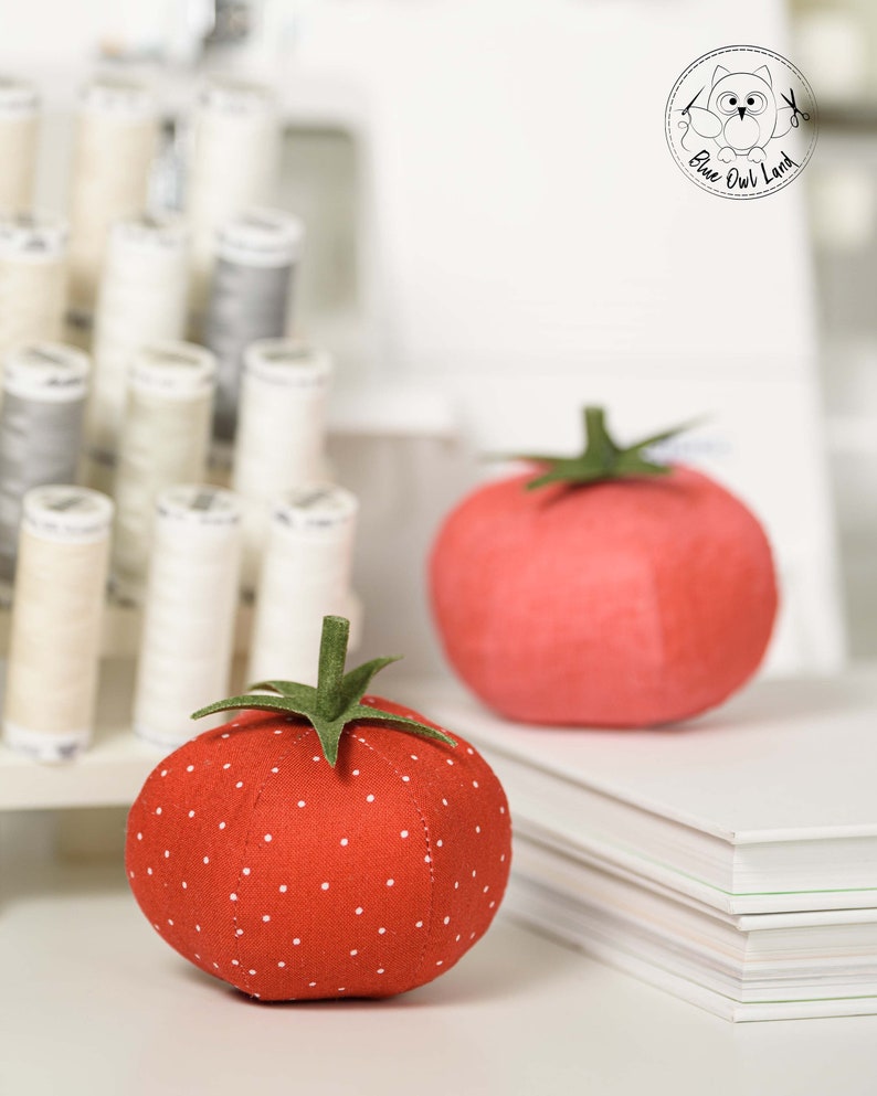 MODERN TOMATO PDF Sewing Pattern Tutorial. Tomato Pattern. Pincushion ...