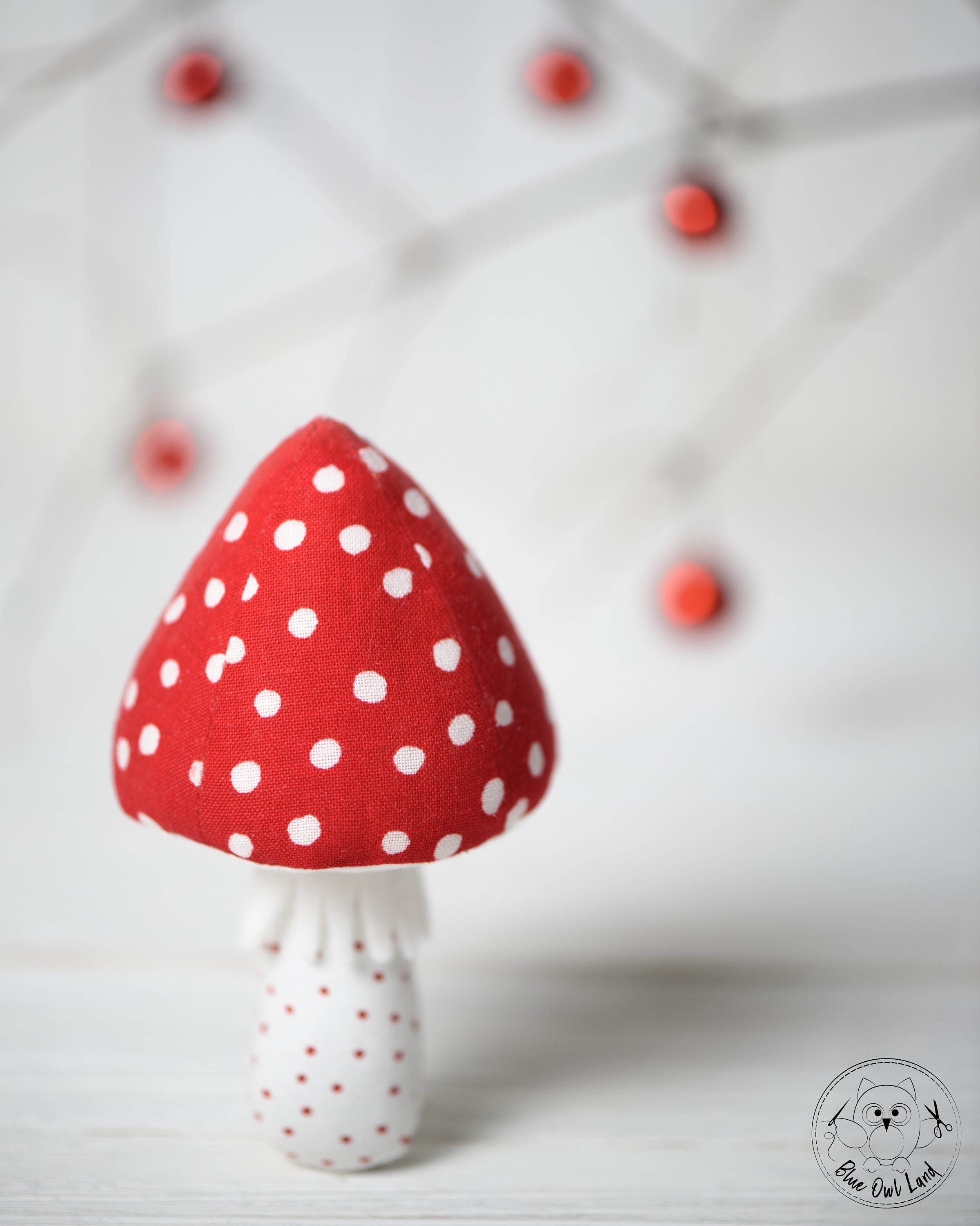 MUSHROOM and LEAVES Sewing Pattern. PDF Pattern and Tutorial. - Etsy
