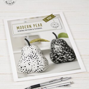 MODERN PEAR PDF Sewing Pattern Tutorial. Pear Pattern. Pincushion ...