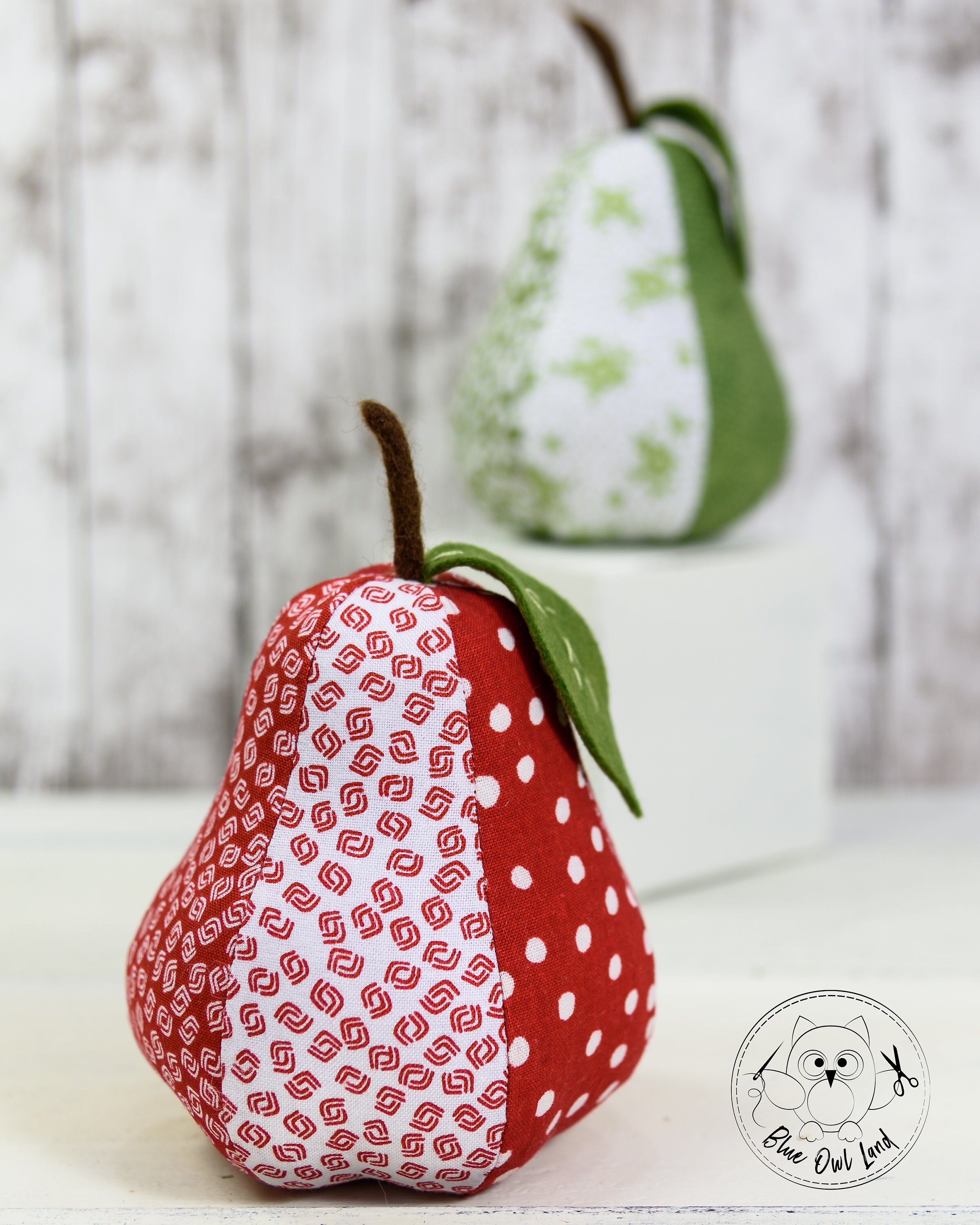 PEAR PDF Sewing Pattern Tutorial. Pear Pattern. Pincushion | Etsy UK