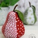 PEAR PDF Sewing Pattern Tutorial. Pear Pattern. Pincushion Pattern ...