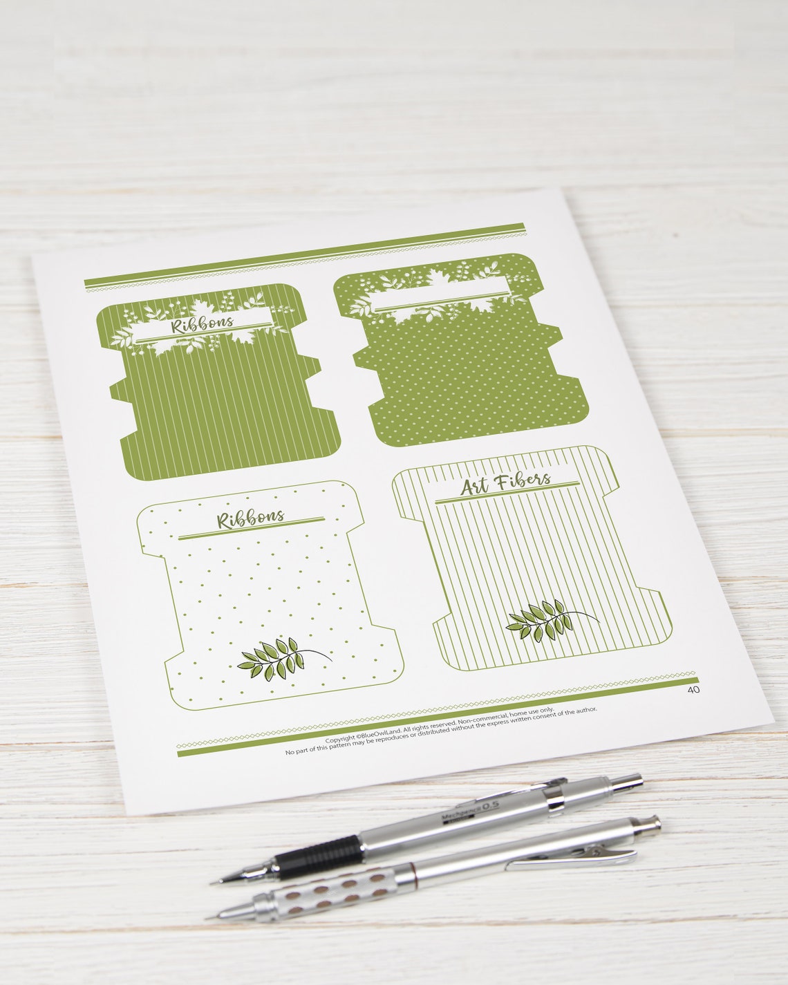 FABRIC BASKETS and Ribbon CARDS Sewing Pattern. Pdf Pattern - Etsy